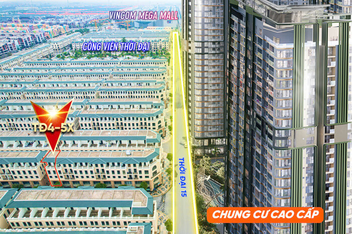 Bán liền kề xẻ khe Thời Đại 4 Vinhomes Ocean Park 3 giá tốt